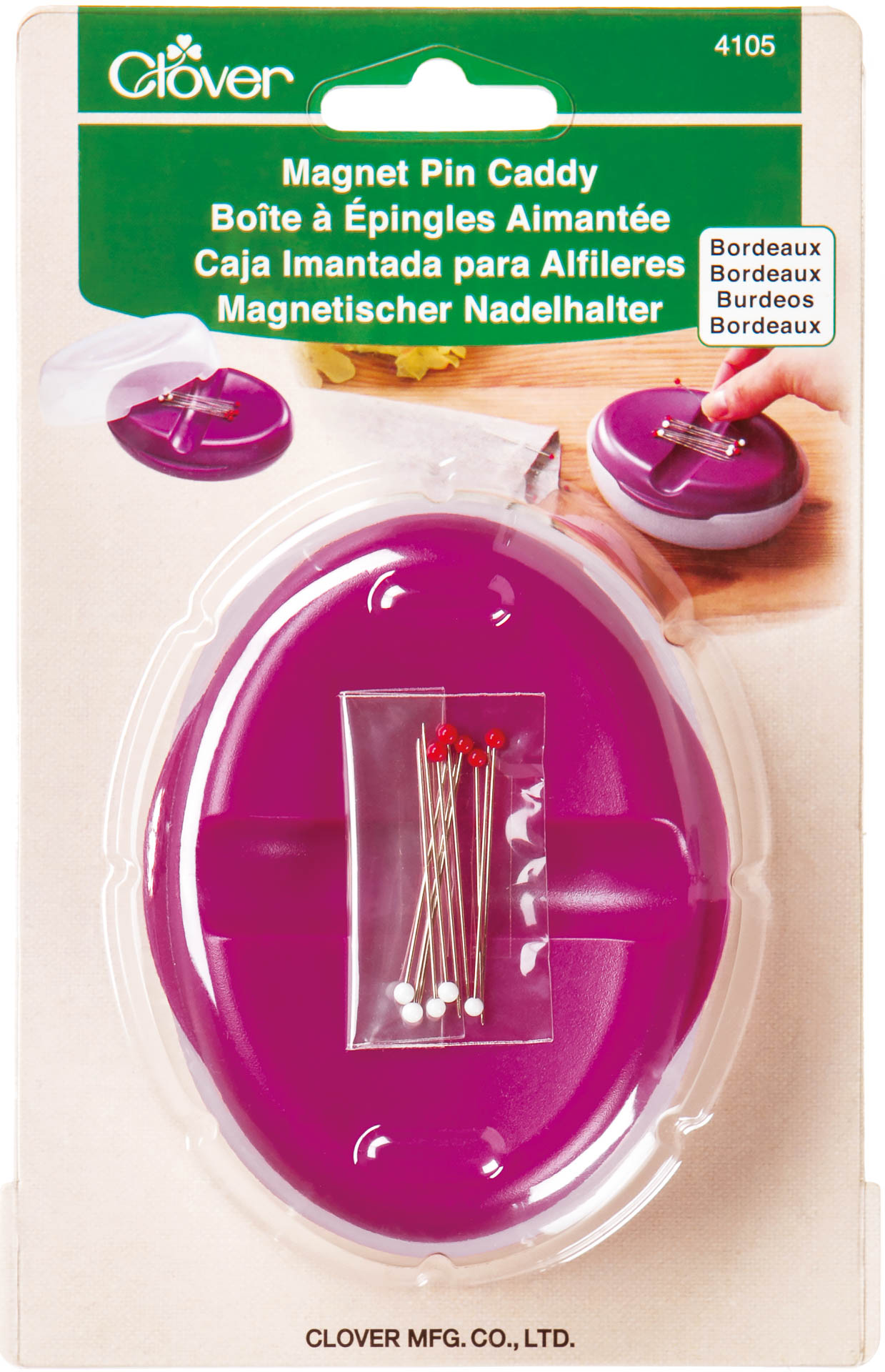 Boite à épingles aimantée rose - 3B COM