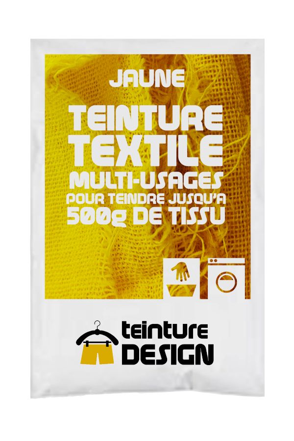 Teinture Design textile 10g jaune - 3B COM
