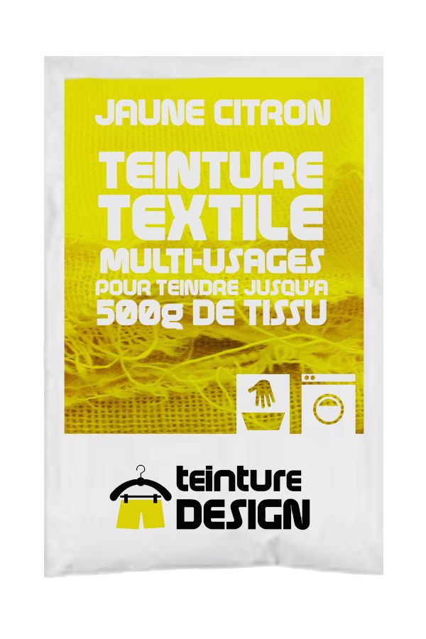 Teinture Design textile 10g jaune citron - 3B COM