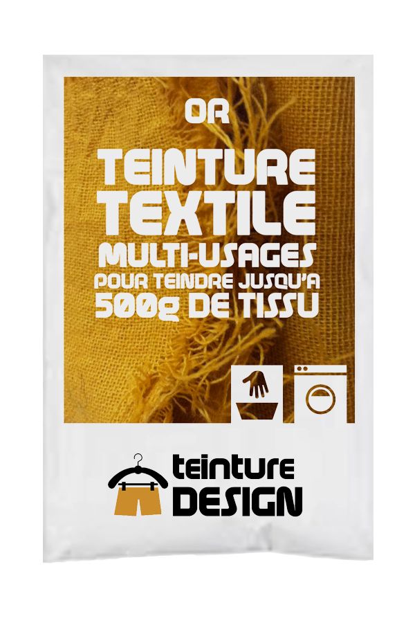 Teinture Design textile 10g or - 3B COM