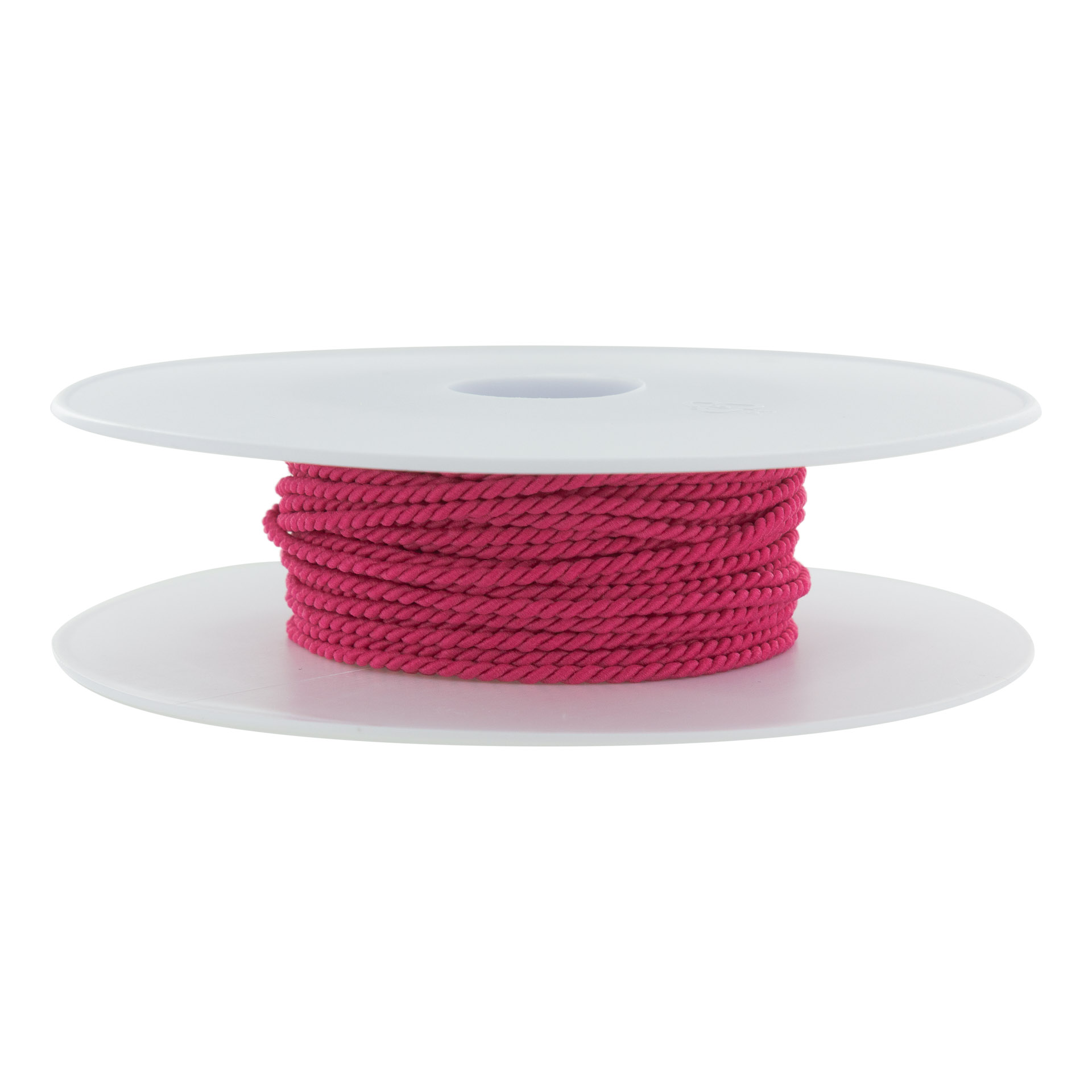 Cordon torsadé polyester Ø 2 mm fuschia - 3B COM