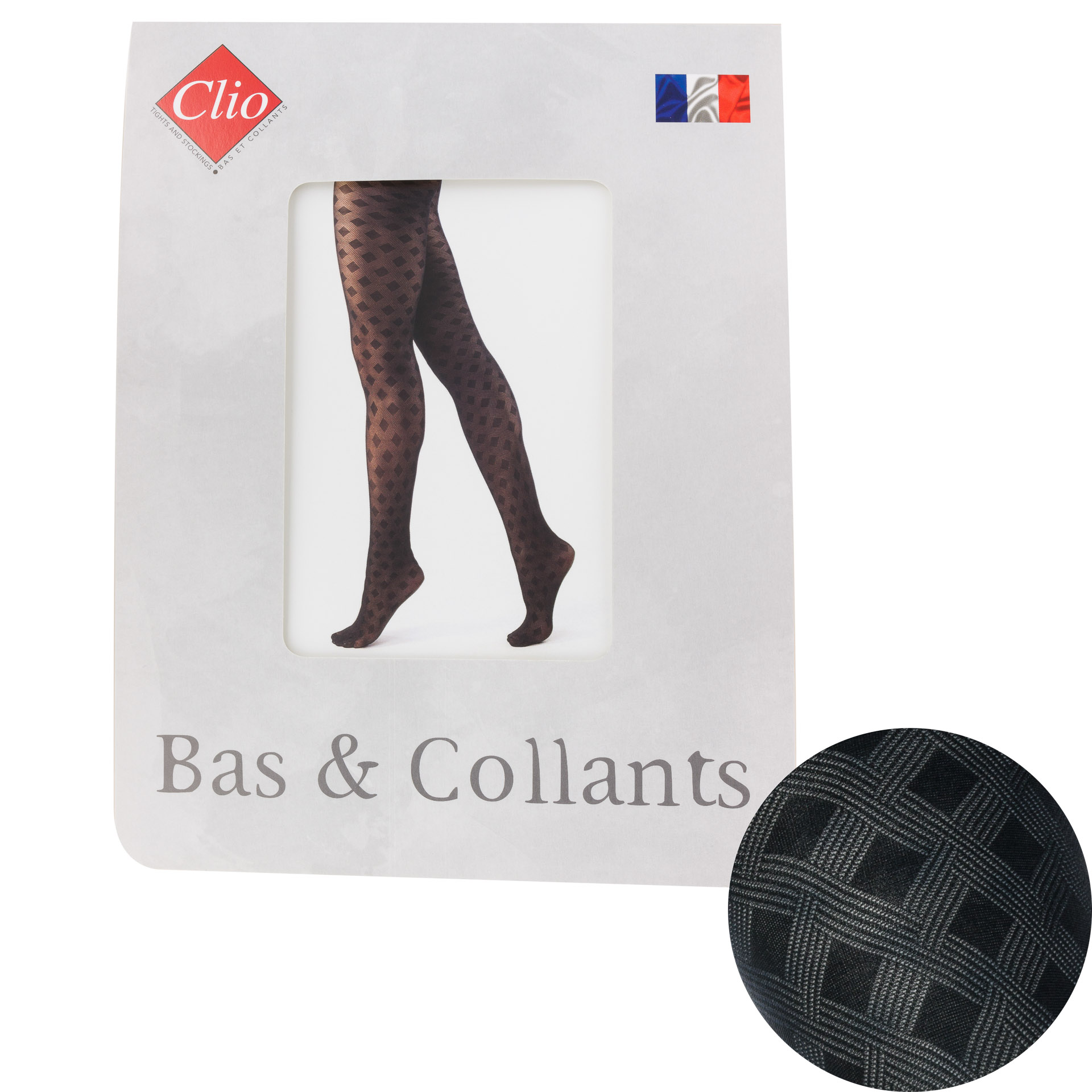 Collant Clio graph t3/4 noir - 3B COM