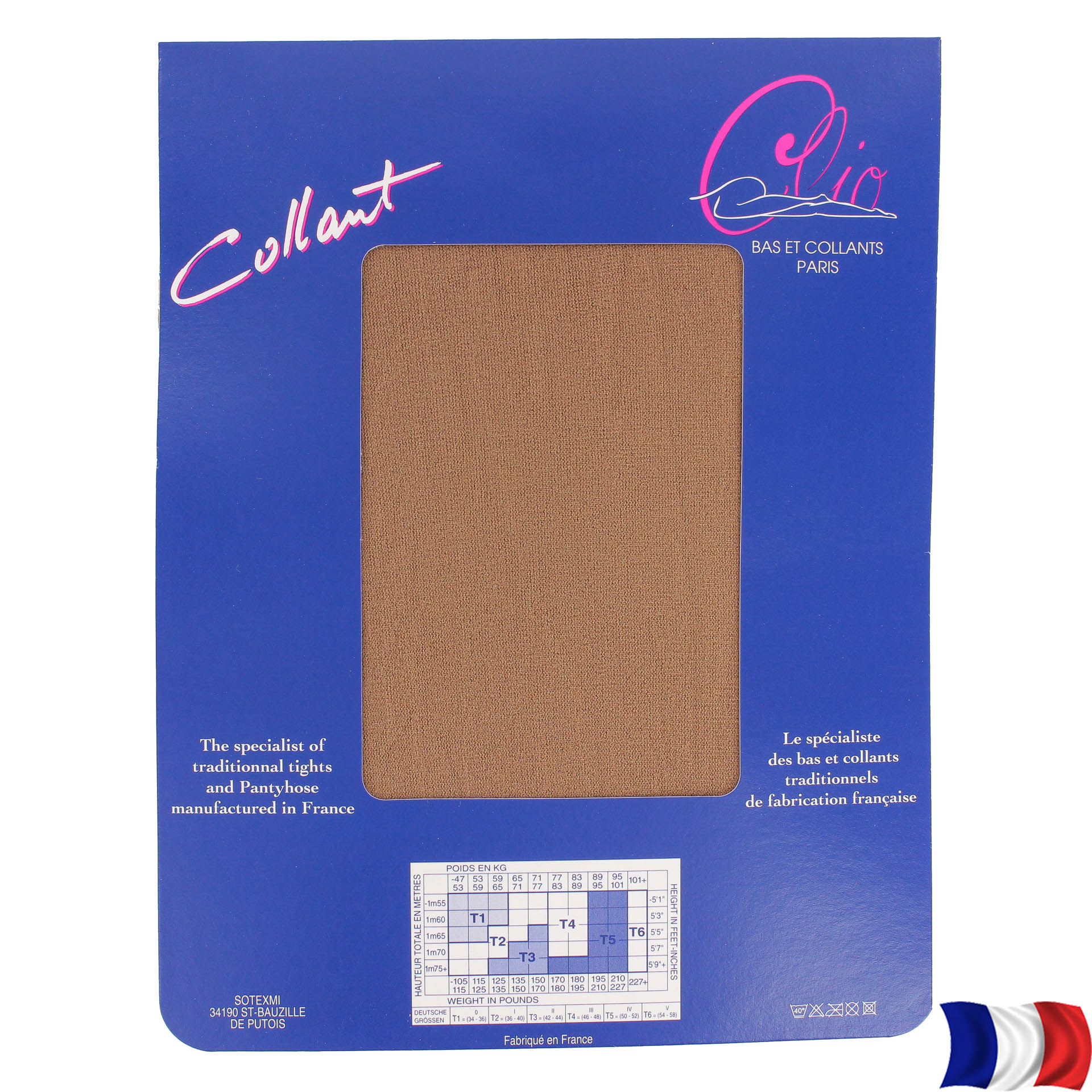 Collant Clio olympie T2 vison - 3B COM