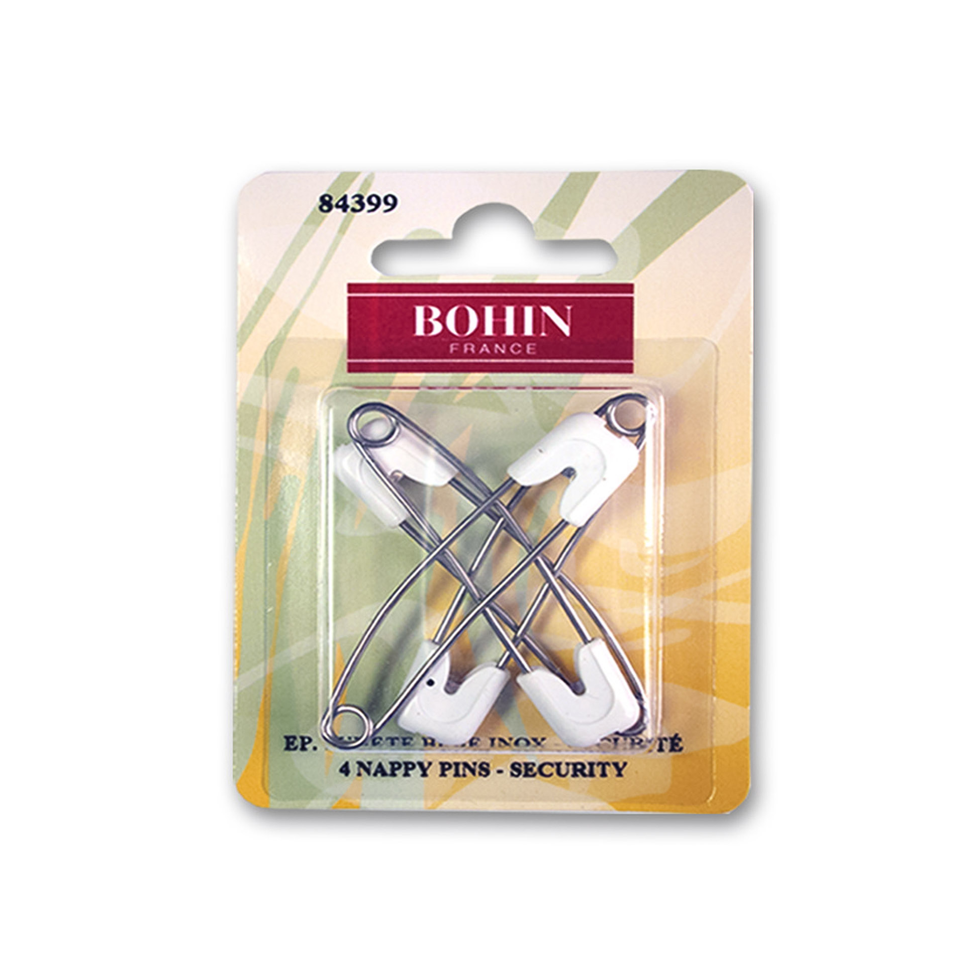 Épingles sûreté bébé inox - x 4 - 3B COM