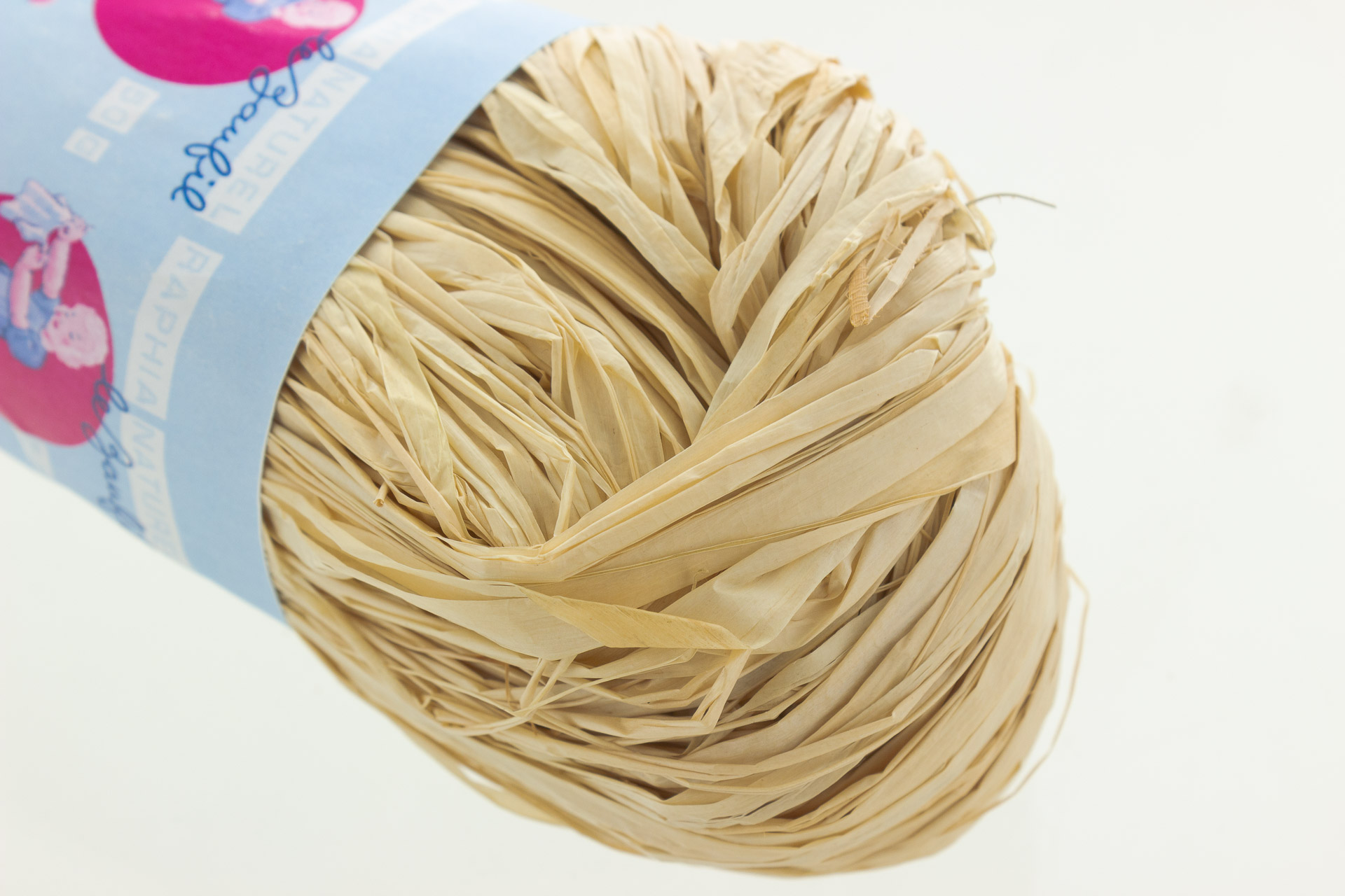 Raphia naturel sachet 10 pel 50 grs - 3B COM